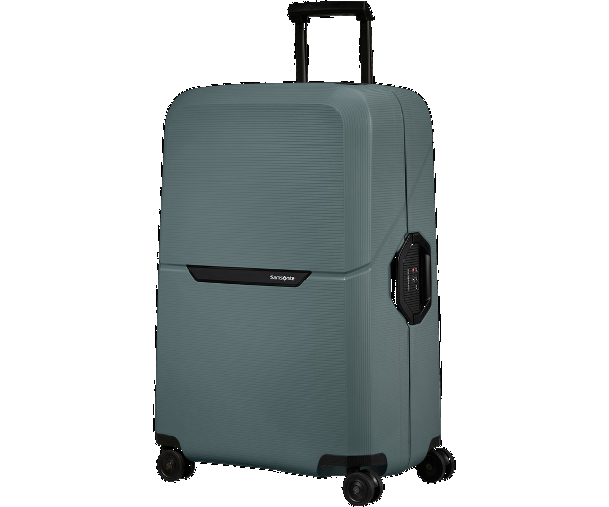 SAMSONITE MAGNUM ECO ΒΑΛΙΤΣΑ ΣΚΛΗΡΗ, ΜΕΣΑΙΑ 75 CM., 4 ΡΟΔΕΣ, PETROL ...